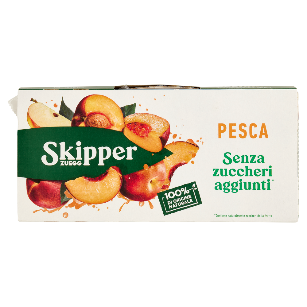 Zuegg Skipper Pesca Senza zuccheri aggiunti* 3 x 200 ml | Carrefour