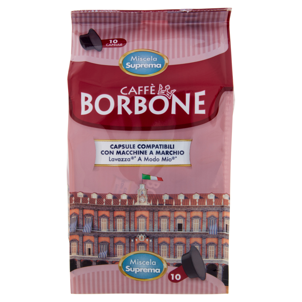 Caffè Borbone Miscela Suprema Capsule Compatibili Lavazza* A modo Mio* 10 x 7,2 g | Carrefour