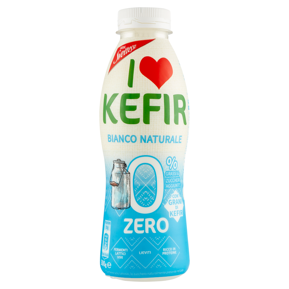 SVELTESSE I Love Kefir Bianco Naturale Zero 500 g | Carrefour