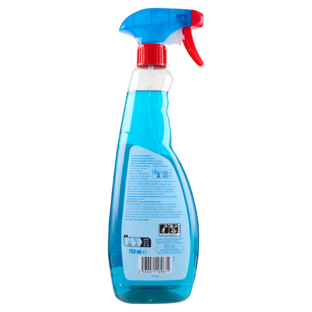 Carrefour Expert Multiuso Detergente Vetri Multiuso 750 ml | Carrefour