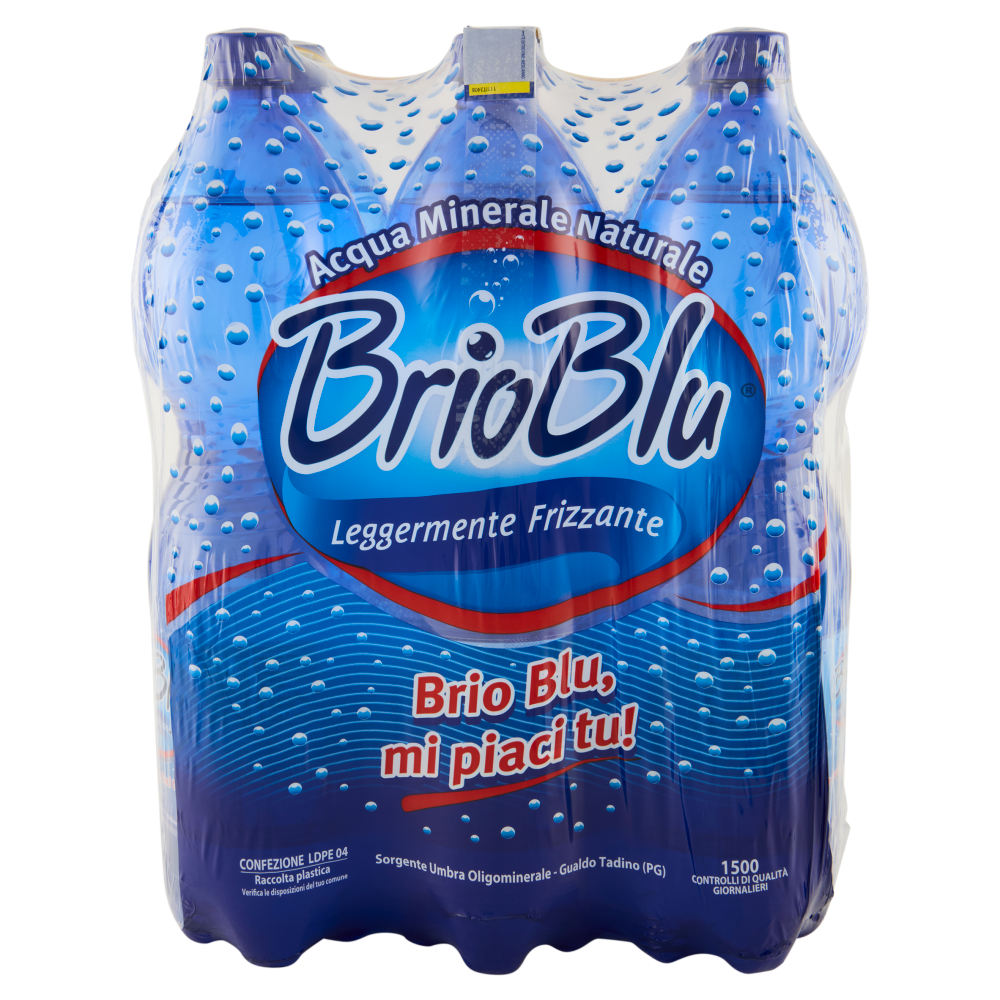 Brio Blu Leggermente Frizzante Gualdo Tadino 6 x 1,5 litri | Carrefour