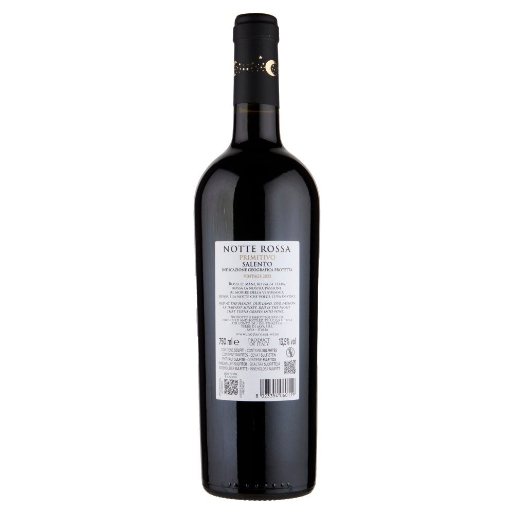Notte Rossa Primitivo Salento IGP 750 ml | Carrefour