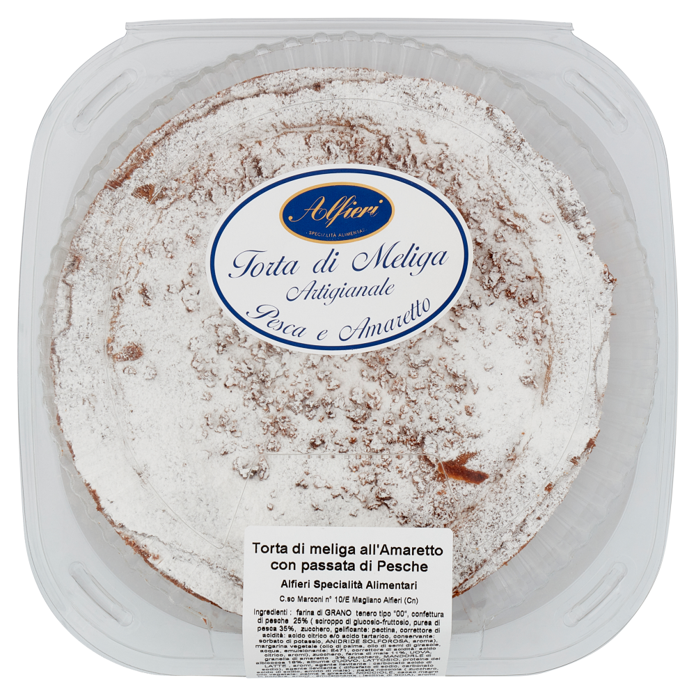 Torta di Meliga Artigianale Pesca e Amaretto 500 g | Carrefour