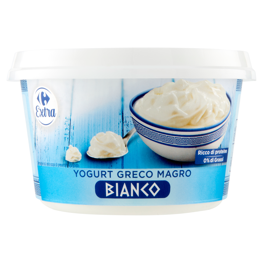 Carrefour Extra Yogurt Greco Magro Bianco 500 g | Carrefour