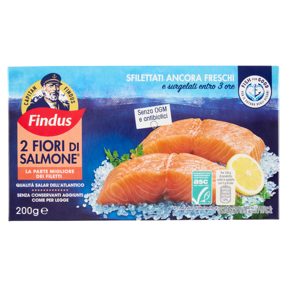 Capitan Findus 2 Fiori di Salmone 200 g | Carrefour