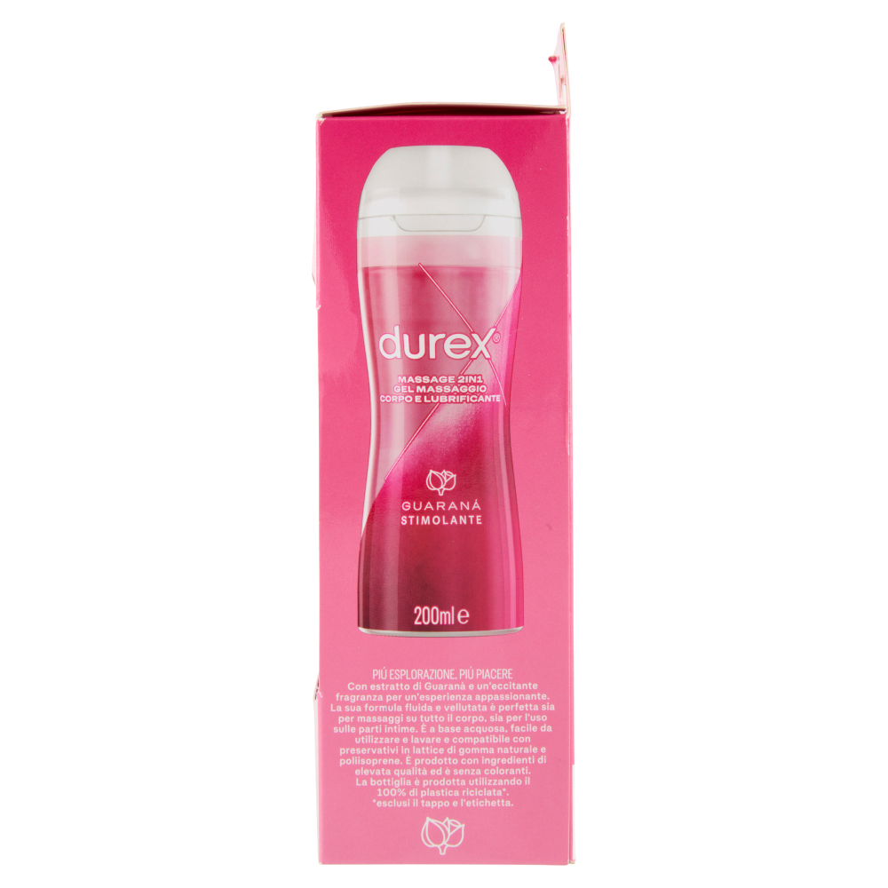 Durex Massage 2 in 1, Gel Lubrificante Intimo a Base Acqua e Gel per ...