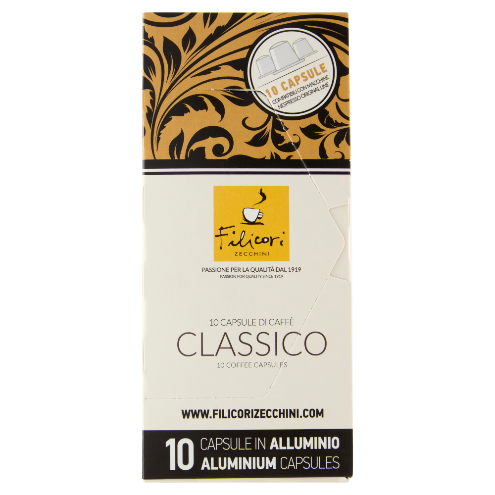 Filicori Zecchini 10 Capsule di Caffè Classico Compatibili con ...