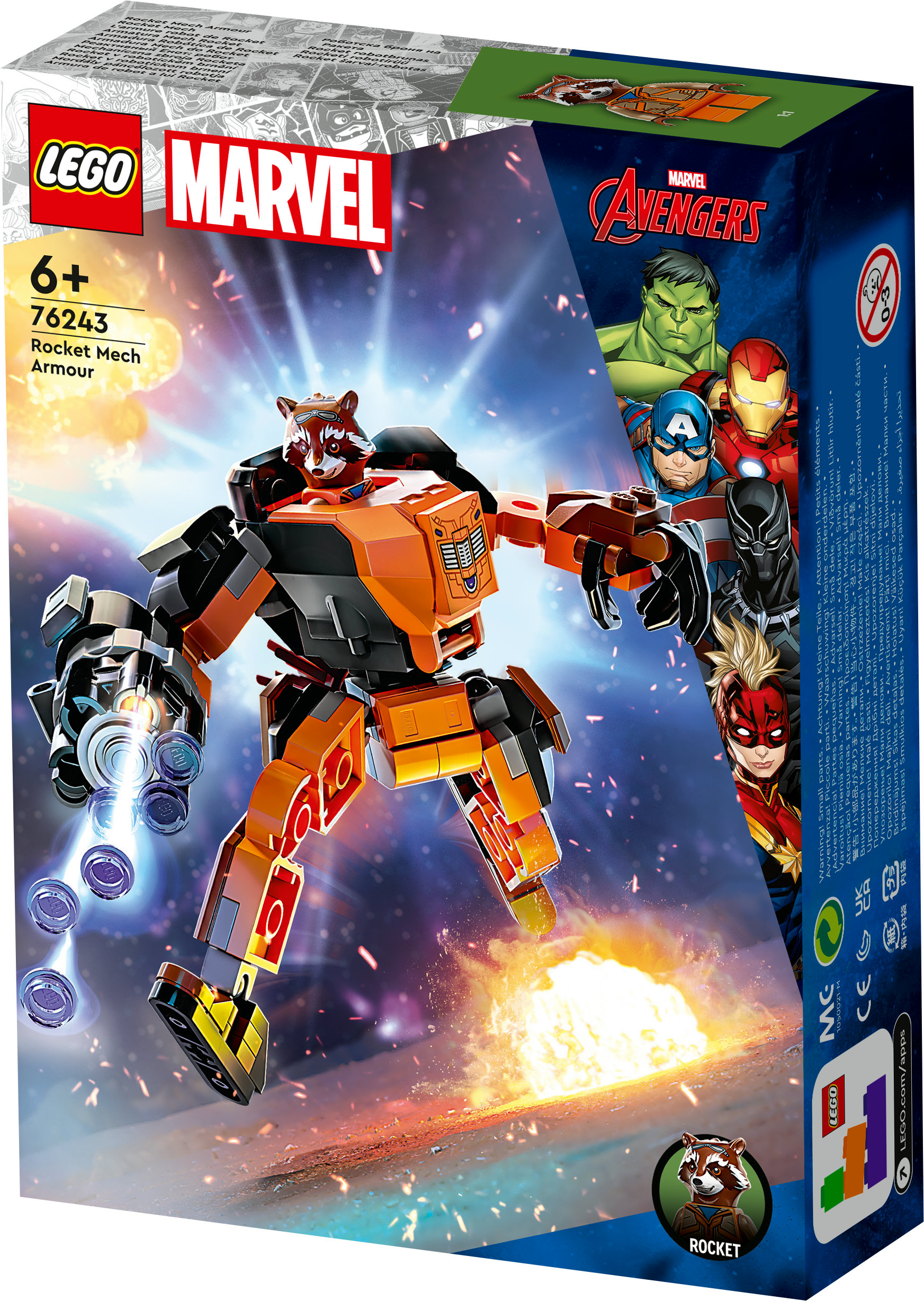 LEGO Marvel Avengers Armatura Mech Rocket | Carrefour