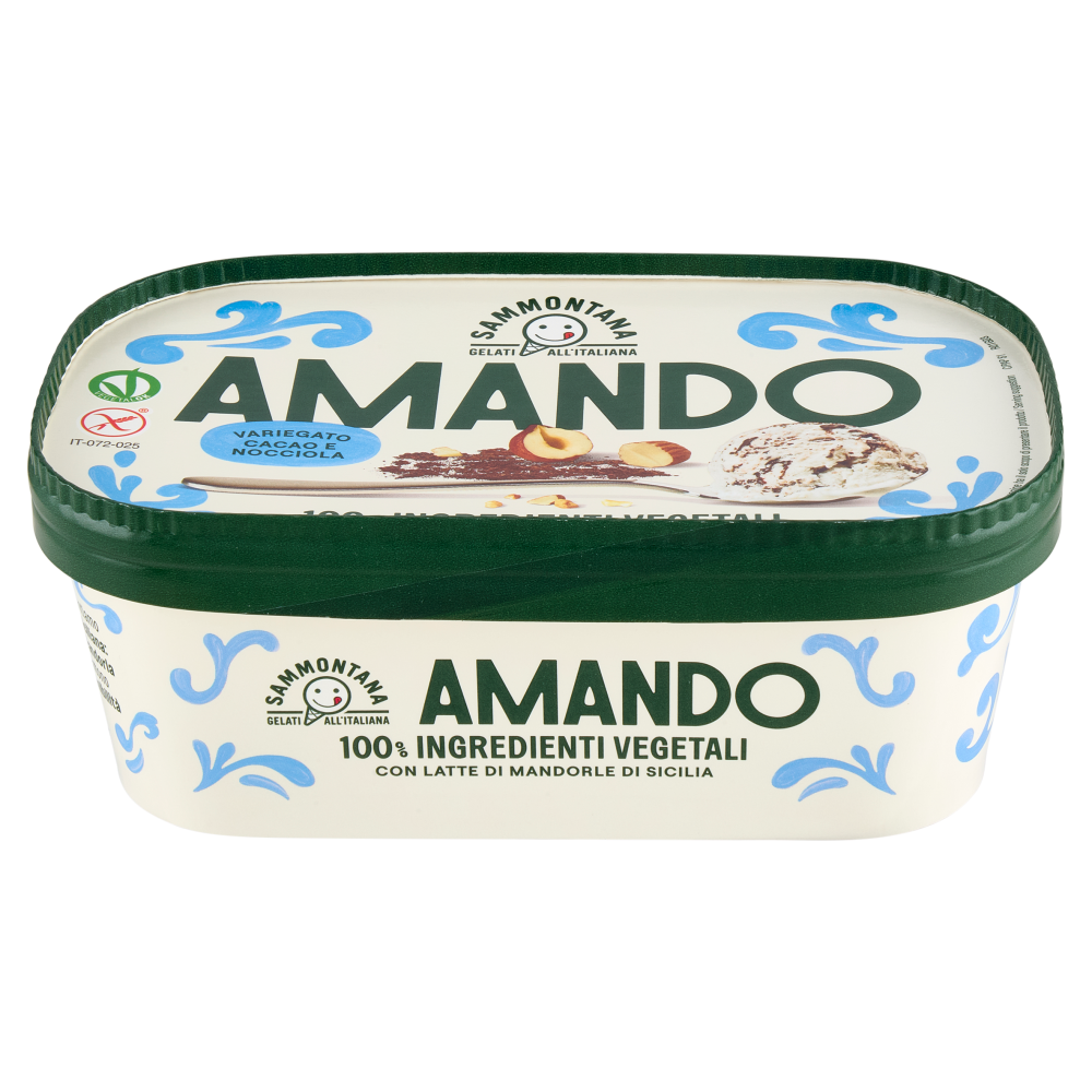 Sammontana Amando Gelato alla Vaniglia, Variegato al Cacao e Nocciola 400 g | Carrefour