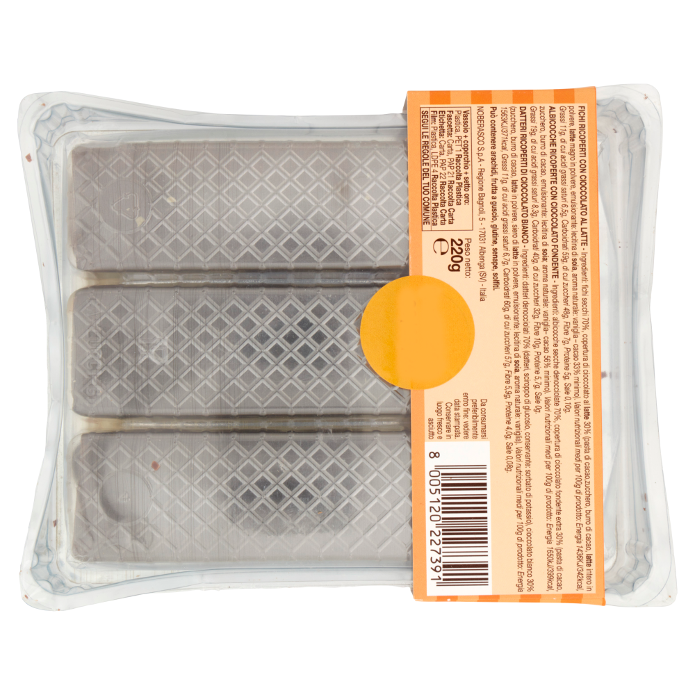 noberasco Coccole di Frutta Fichi, Datteri e Albicocche 220 g | Carrefour