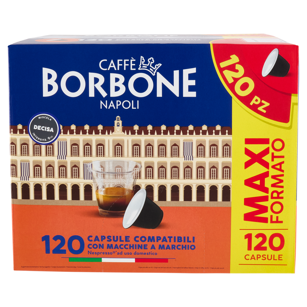 Caffè Borbone Miscela Nobile Capsule Compatibili Nespresso* ad uso domestico 120 x 5 g | Carrefour