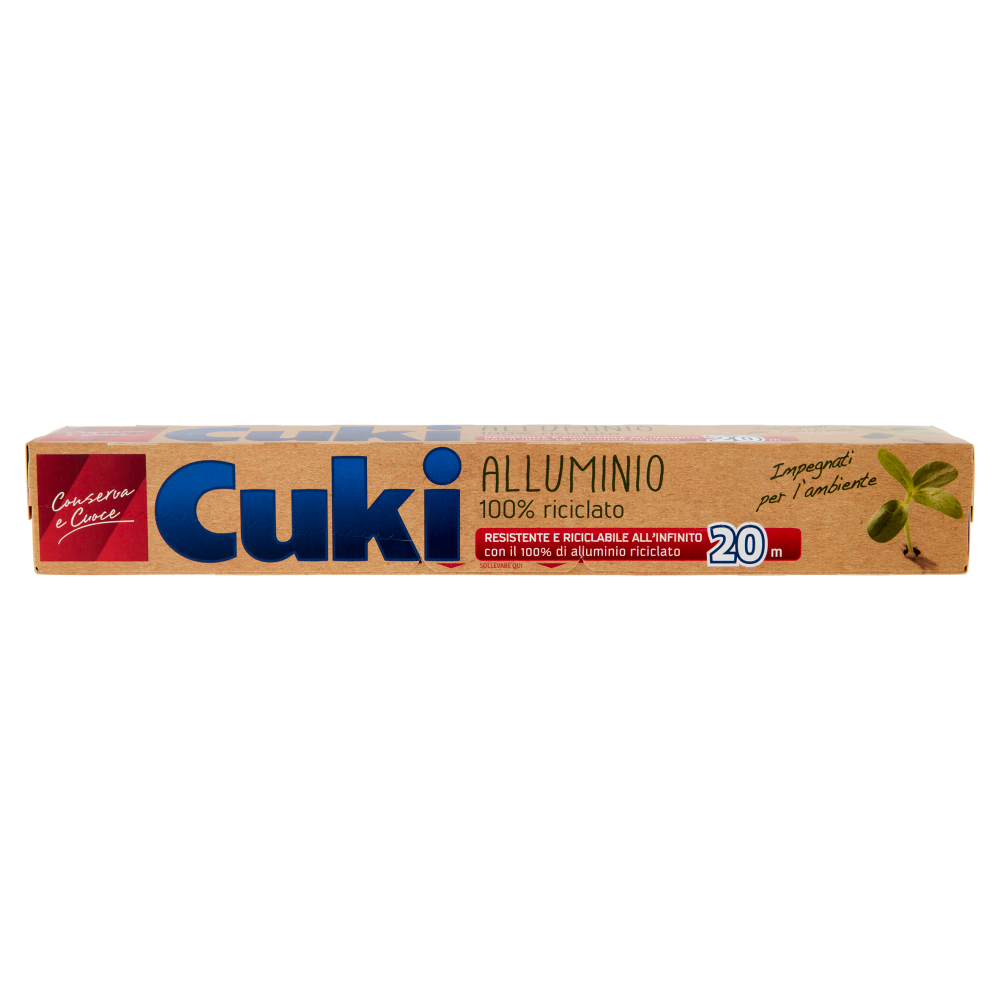 Cuki Conserva e Cuoce Alluminio 100% riciclato 20 m | Carrefour