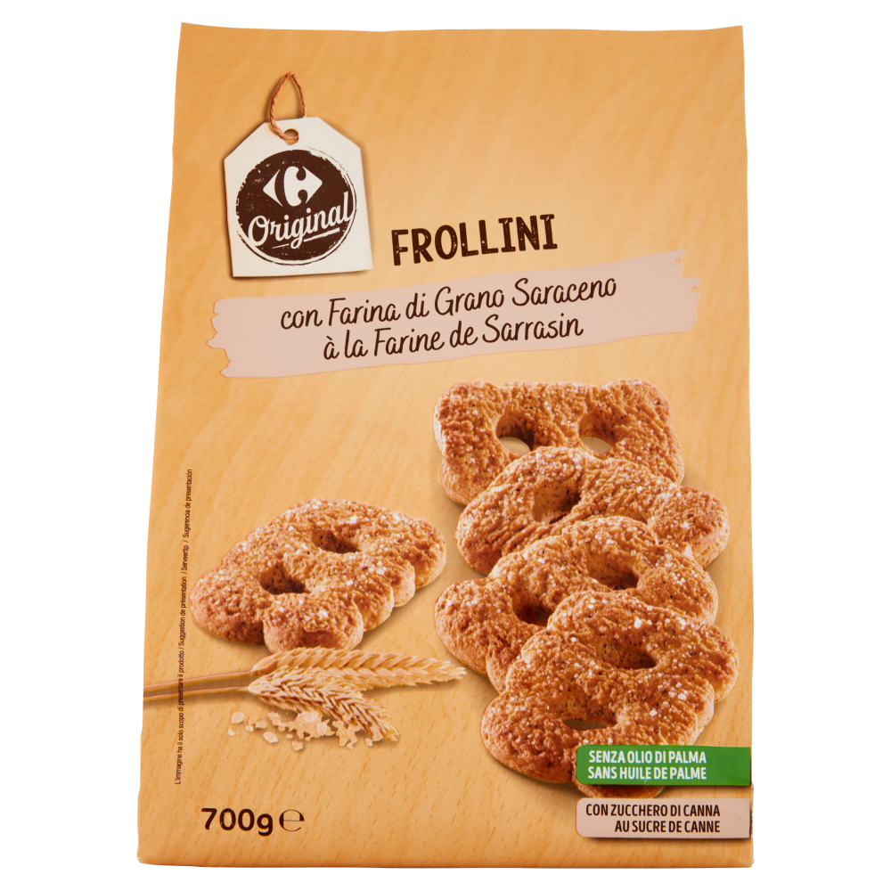 Frollini con Farina di Grano Saraceno Carrefour Original 700 g