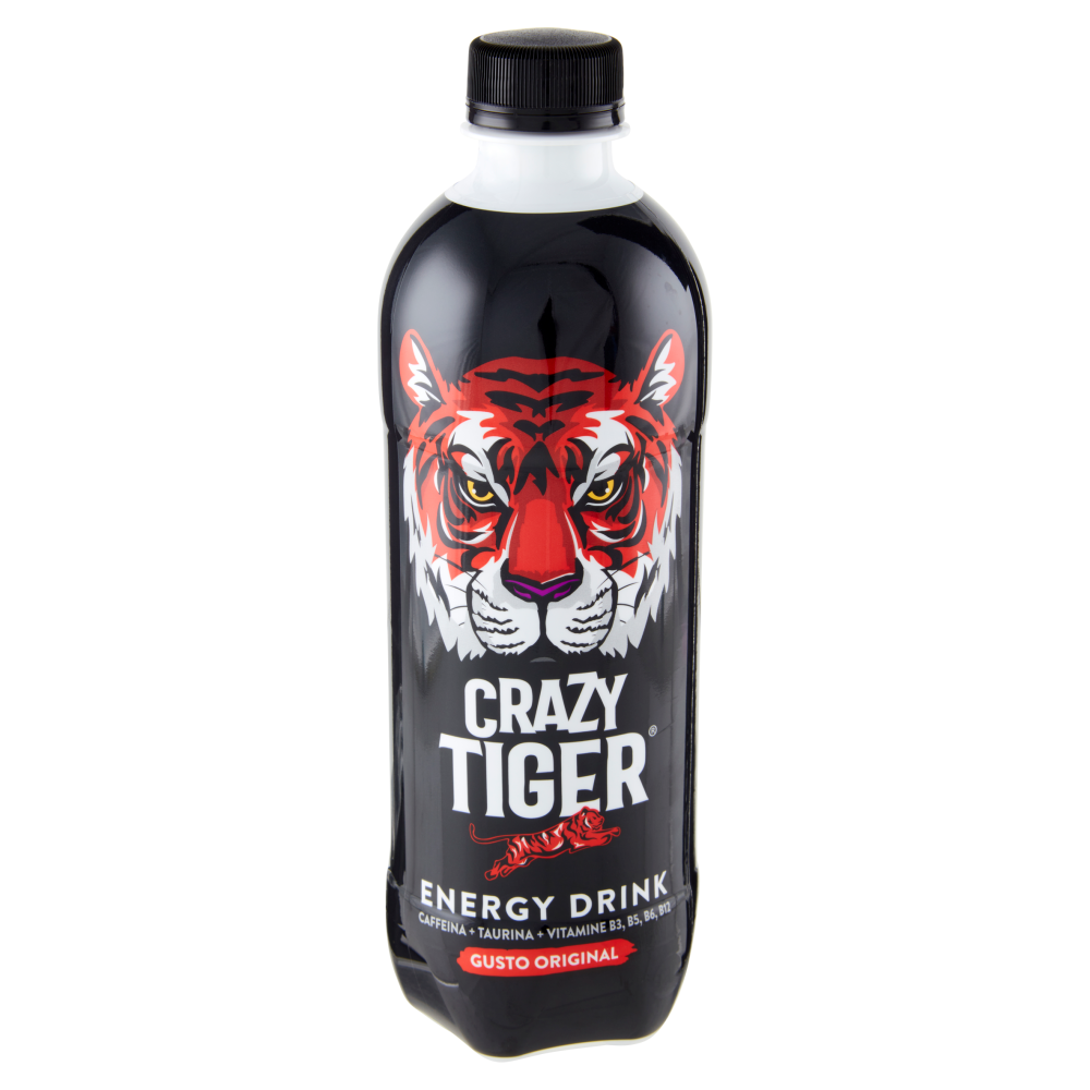 Crazy Tiger Energy Drink Gusto Original 500 ml | Carrefour