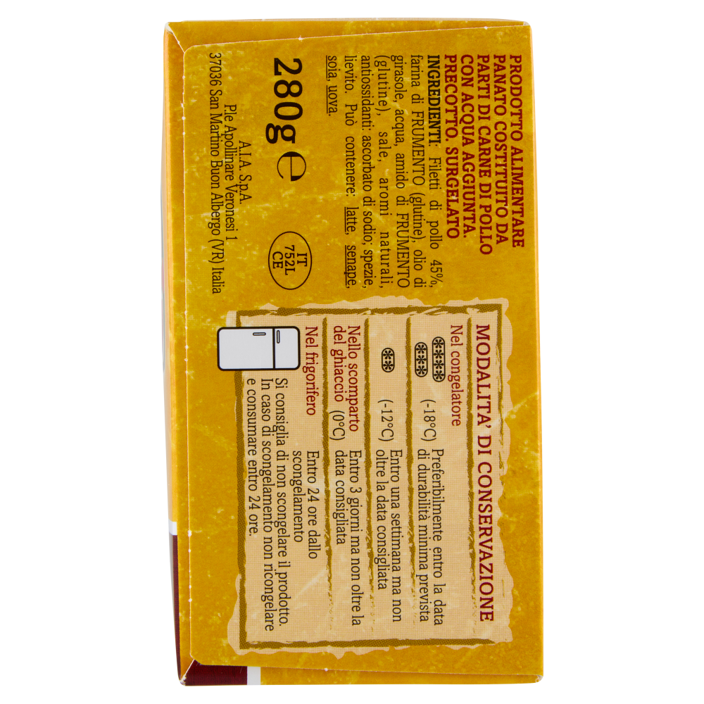 Aia Sottilissime Cotolette di Filetti di Pollo surgelato 280 g | Carrefour