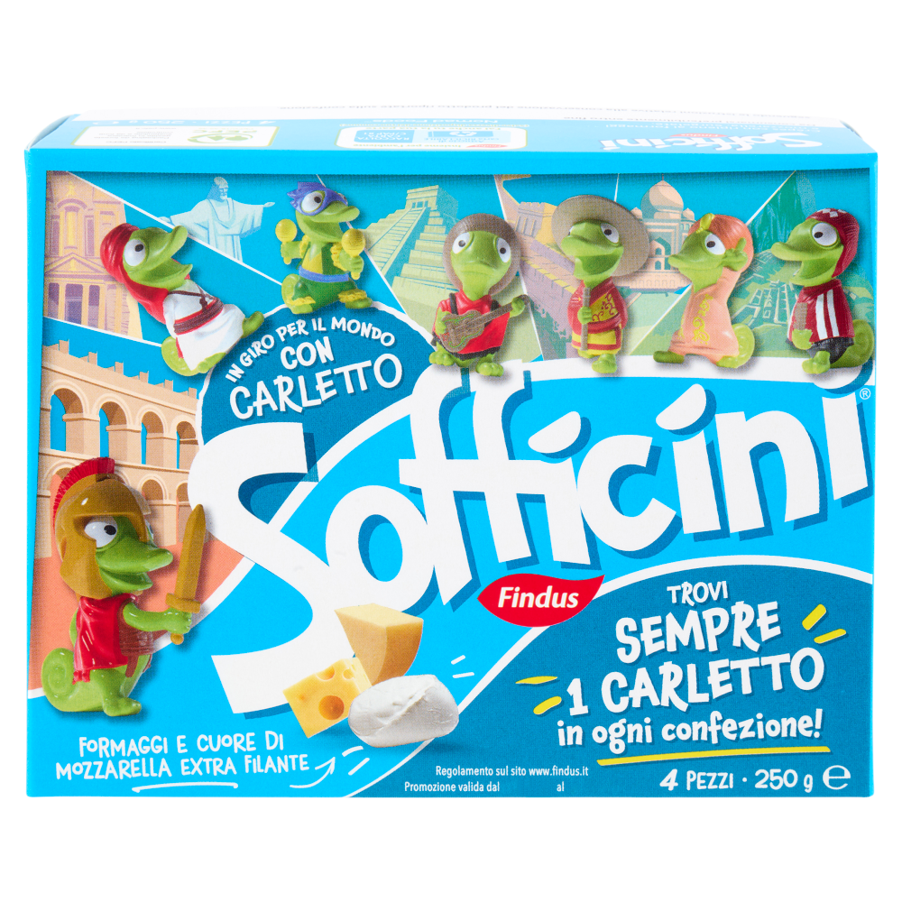 Sofficini Findus 4 Sofficini Formaggi Più Mozzarella 250 g | Carrefour
