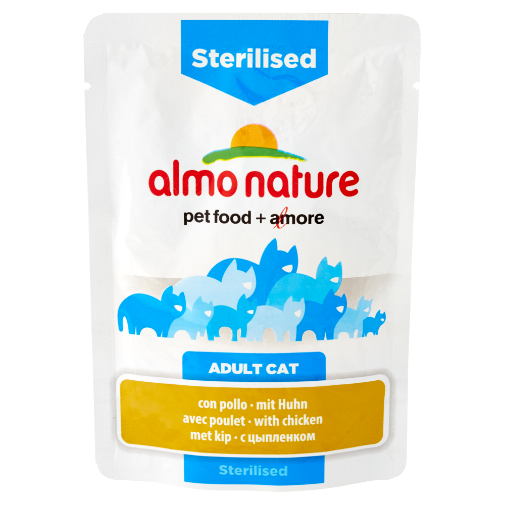 almo nature Sterilised Adult & Mature Cat con Pollo 70 g | Carrefour