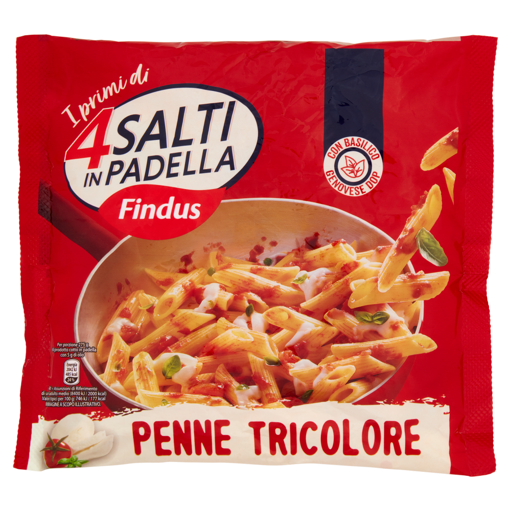 4 Salti in Padella Findus Penne Tricolore 550 g | Carrefour