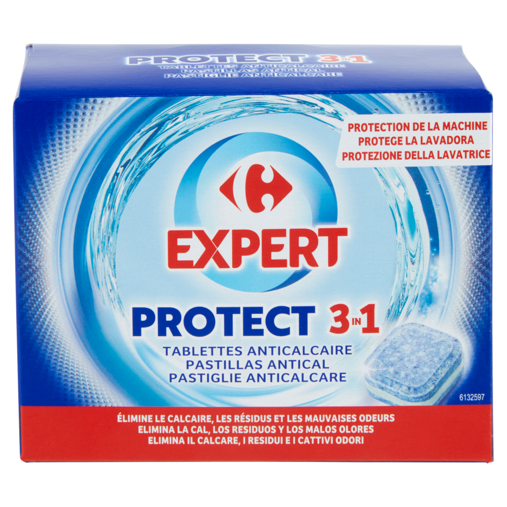 Carrefour Expert Protect 3 in 1 Pastiglie Anticalcare 15 x 12 g | Carrefour