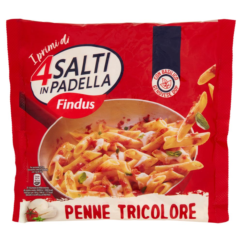 4 Salti in Padella Findus Penne Tricolore 550 g | Carrefour