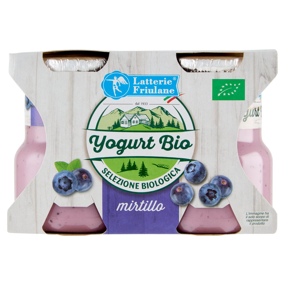 Latterie Friulane Yogurt Bio mirtillo 2 x 125 g | Carrefour