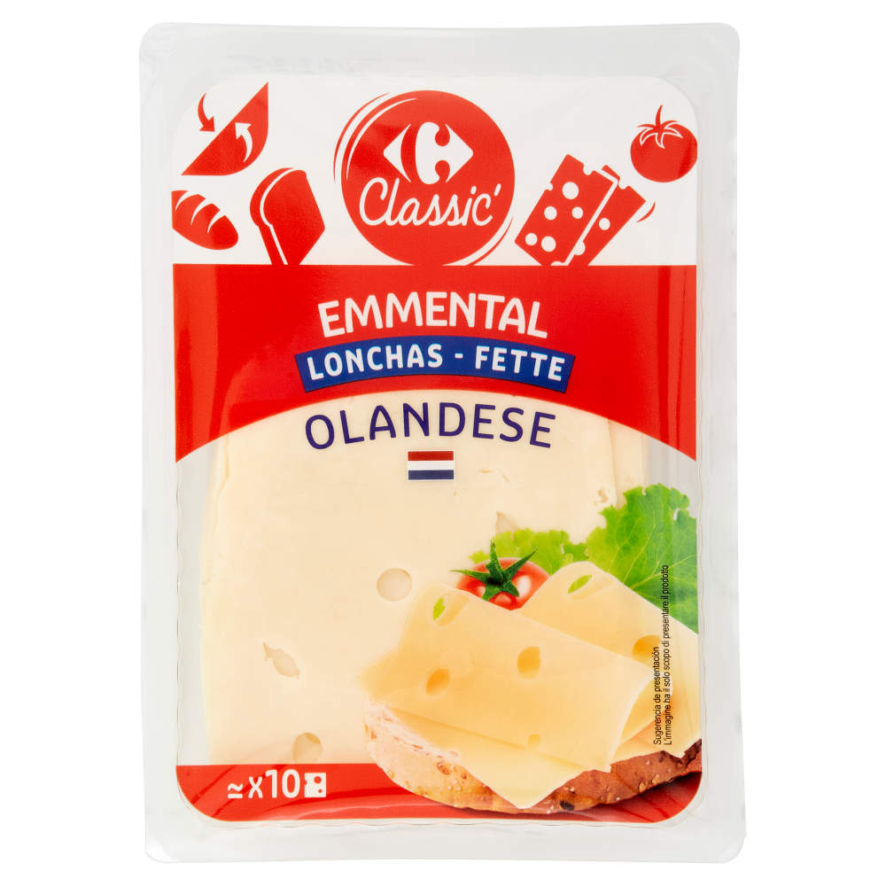 Carrefour Classic Emmental Olandese Fette 200 g | Carrefour