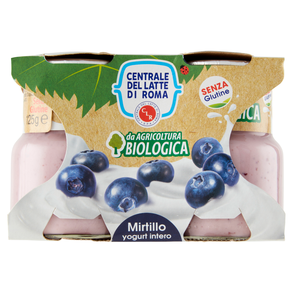 Centrale del Latte di Roma Mirtillo yogurt intero da Agricoltura ...