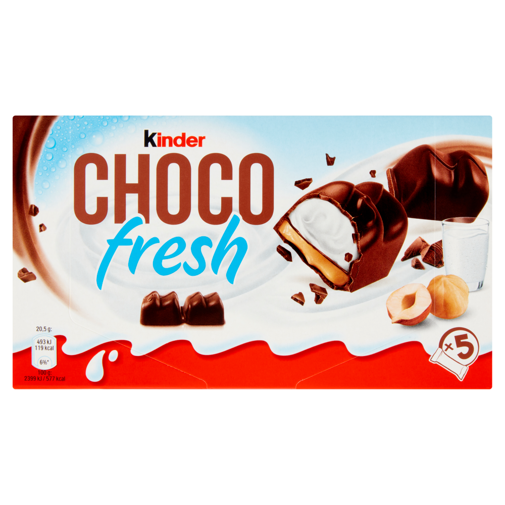 Kinder Choco fresh 5 x 20,5 g | Carrefour