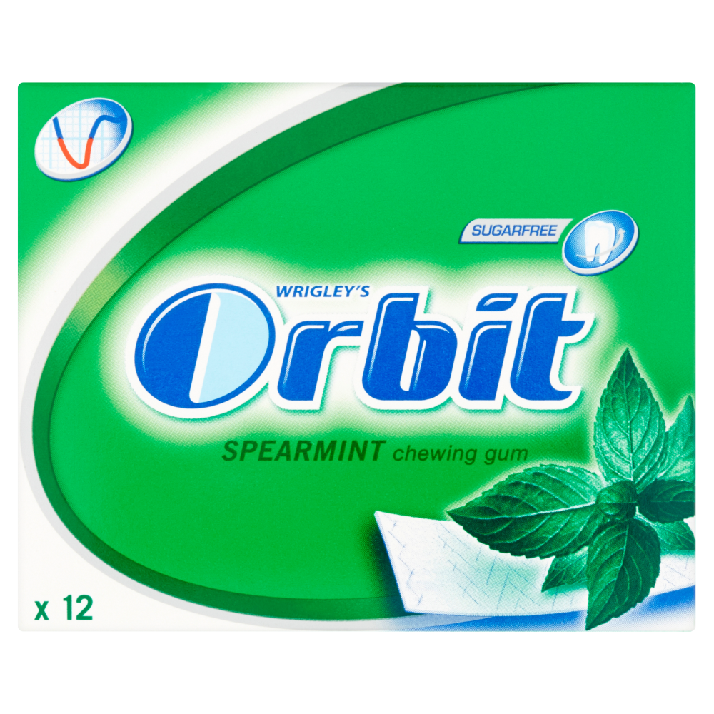 Orbit Spearmint chewing gum x 12 31 g | Carrefour