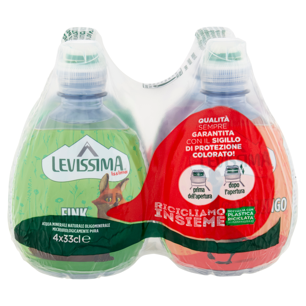 LEVISSIMA, issima Acqua Minerale Naturale Oligominerale, 4 x 33 cl ...