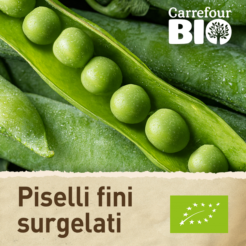 Carrefour Bio Piselli fini surgelati 450 g | Carrefour