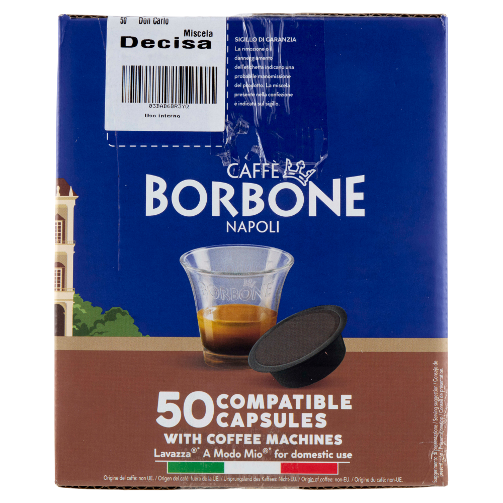Caffè Borbone Miscela Decisa Capsule Compatibili Lavazza* A Modo Mio ...