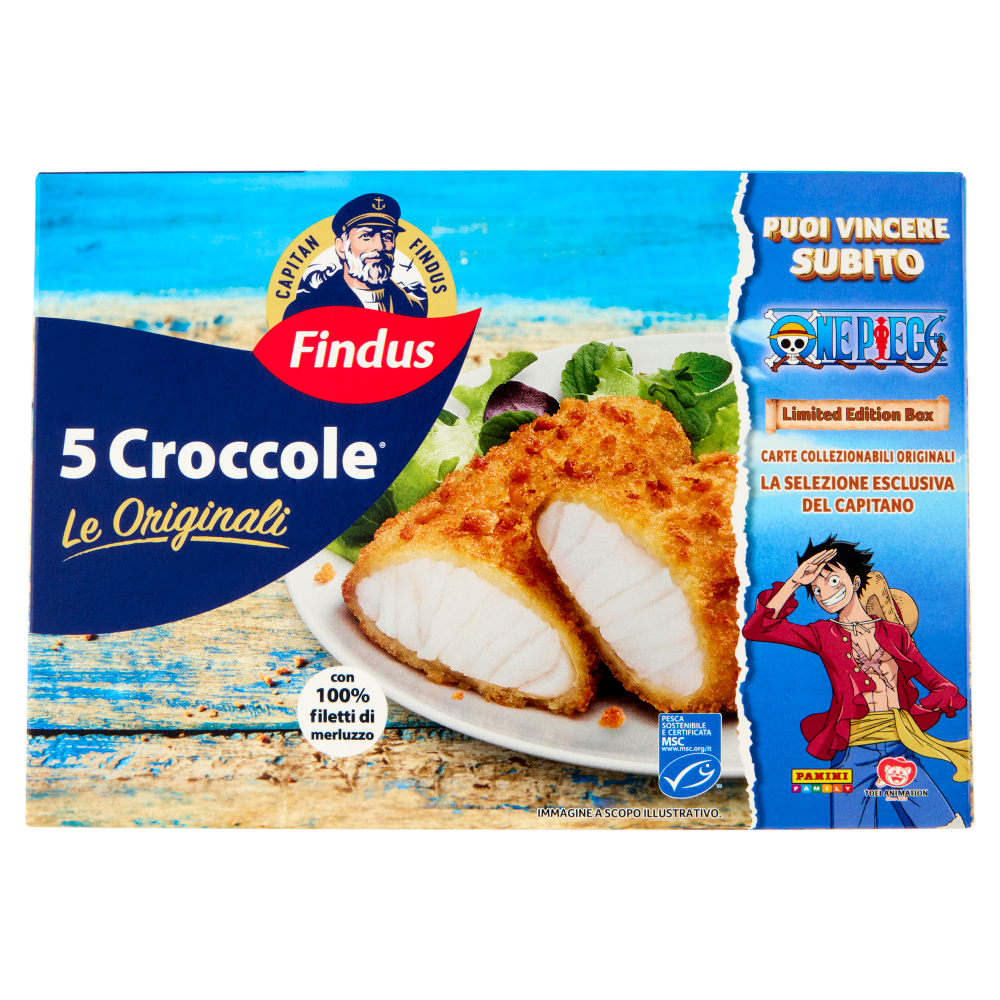 Capitan Findus 5 Croccole con 100% Filetti di Merluzzo - Le originali ...