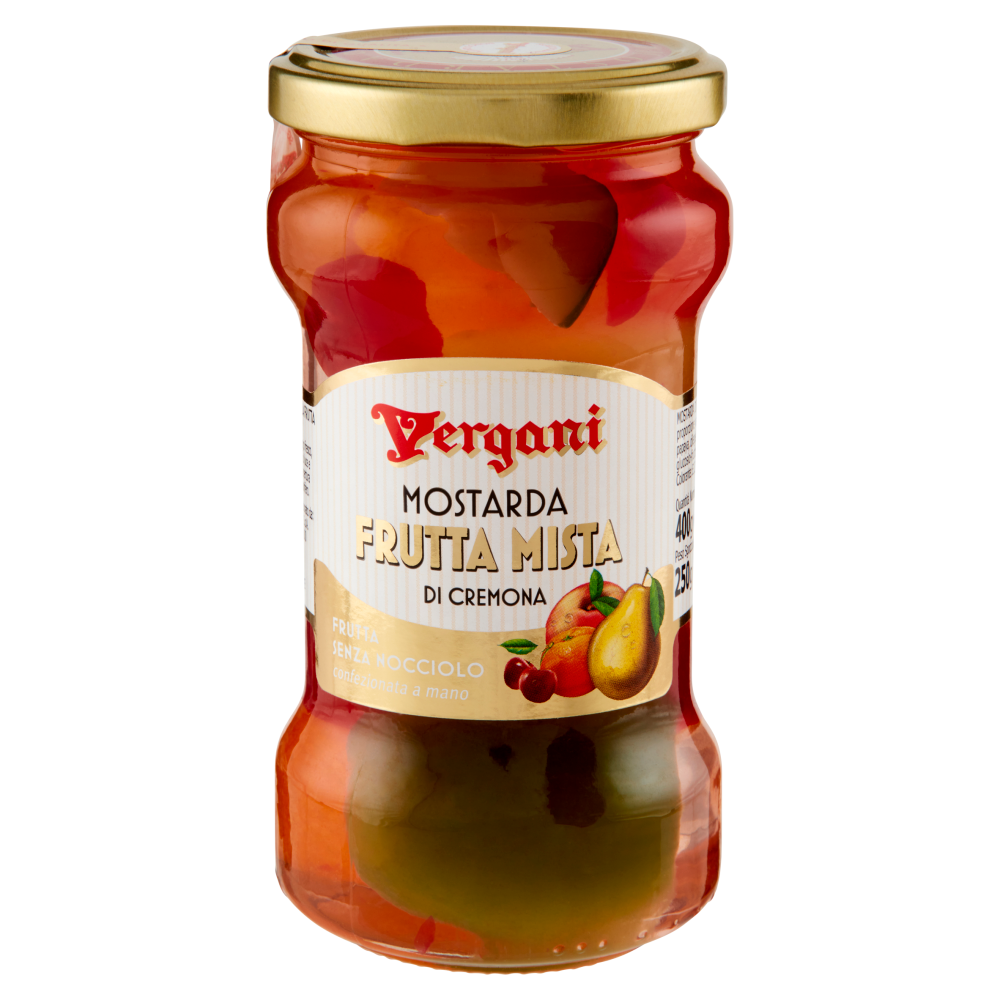 Vergani Mostarda Frutta Mista di Cremona 400 g