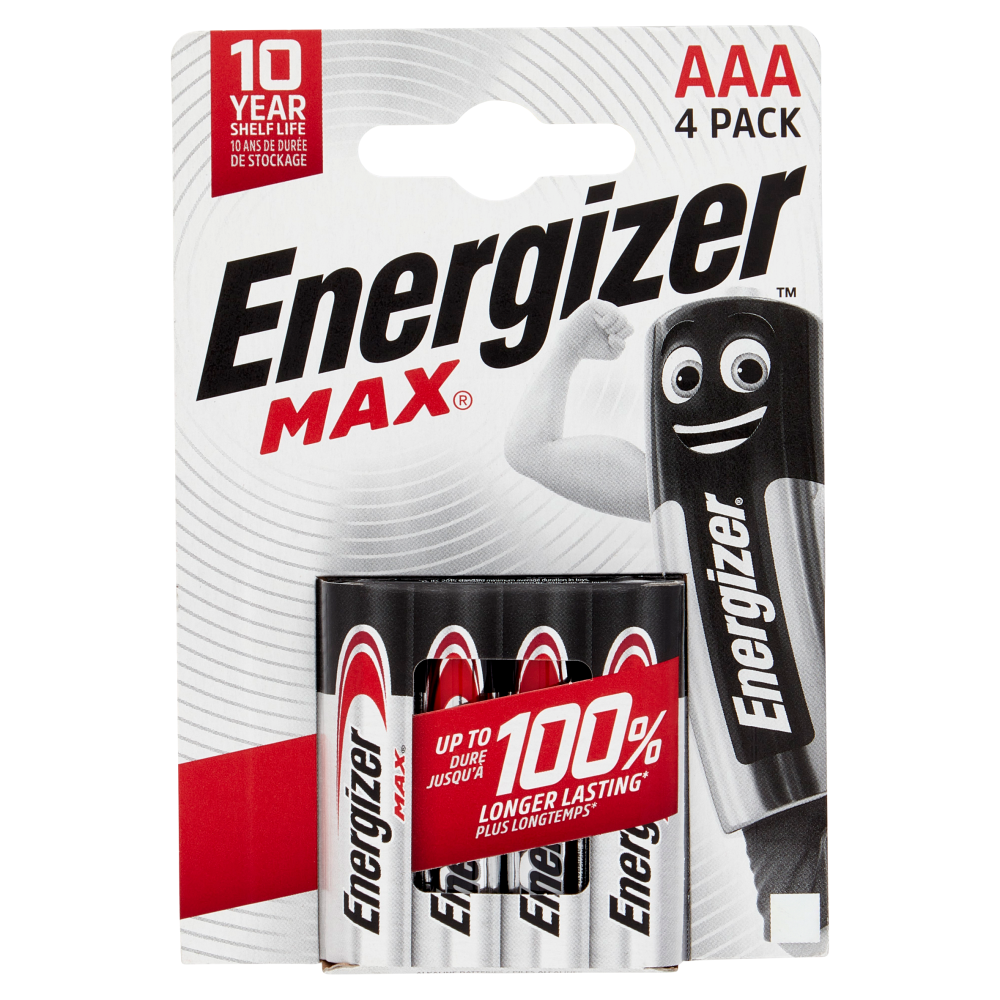 Energizer Max AAA 4 pz | Carrefour