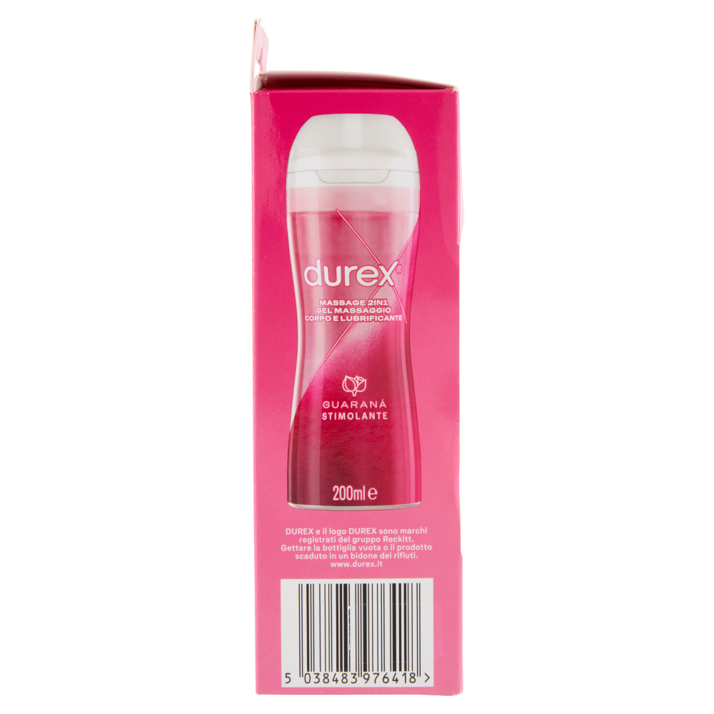 Durex Massage 2 in 1, Gel Lubrificante Intimo a Base Acqua e Gel per ...