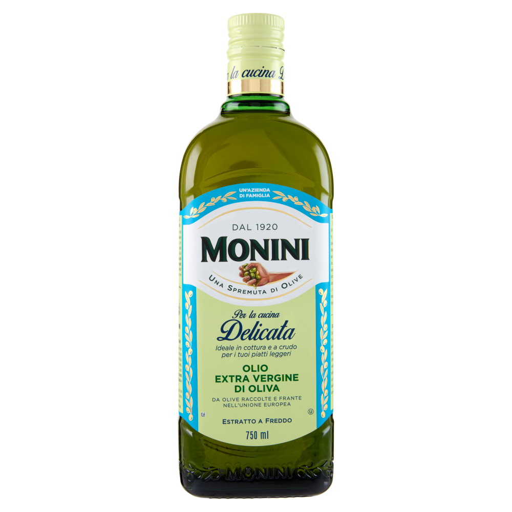 Monini per la cucina Delicata Olio Extra Vergine di Oliva 750 ml ...