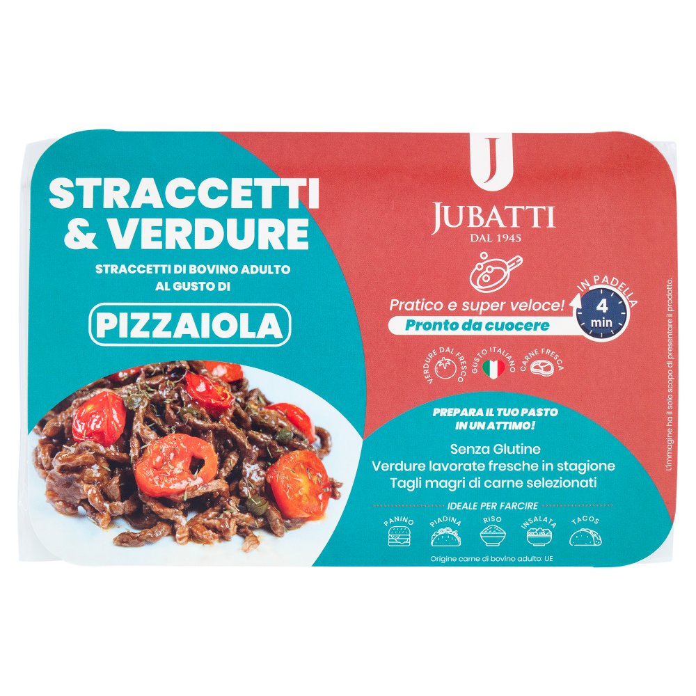 Jubatti Straccetti & Verdure Straccetti di Bovino Adulto Mal Gusto di ...