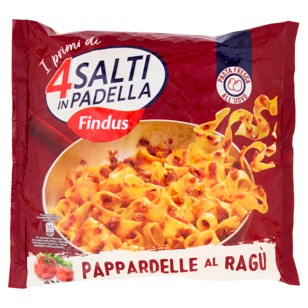 4 Salti in Padella Findus Pappardelle al Ragù 550 g | Carrefour