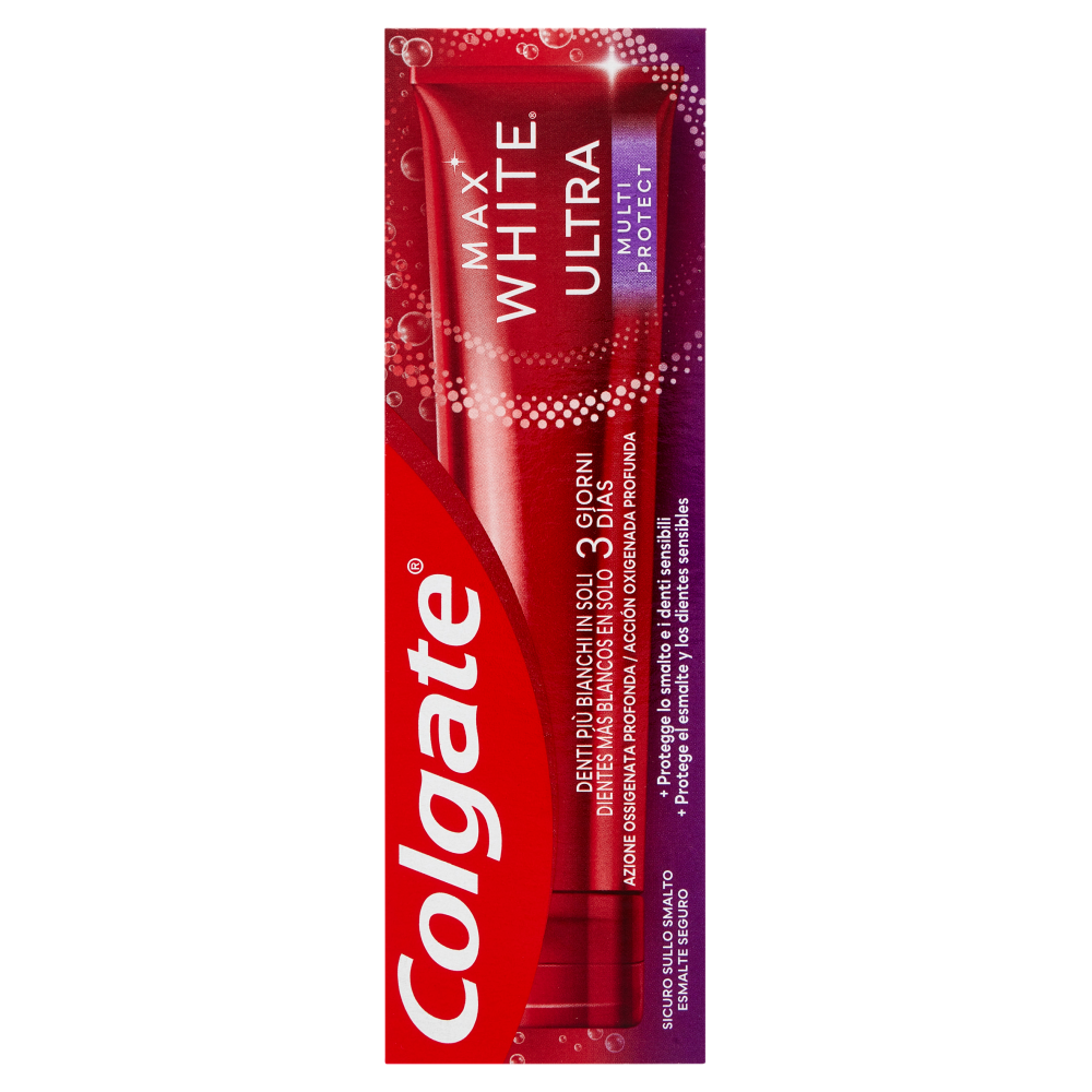 Colgate dentifricio sbiancante Max White Ultra Multiprotect 50 ml ...