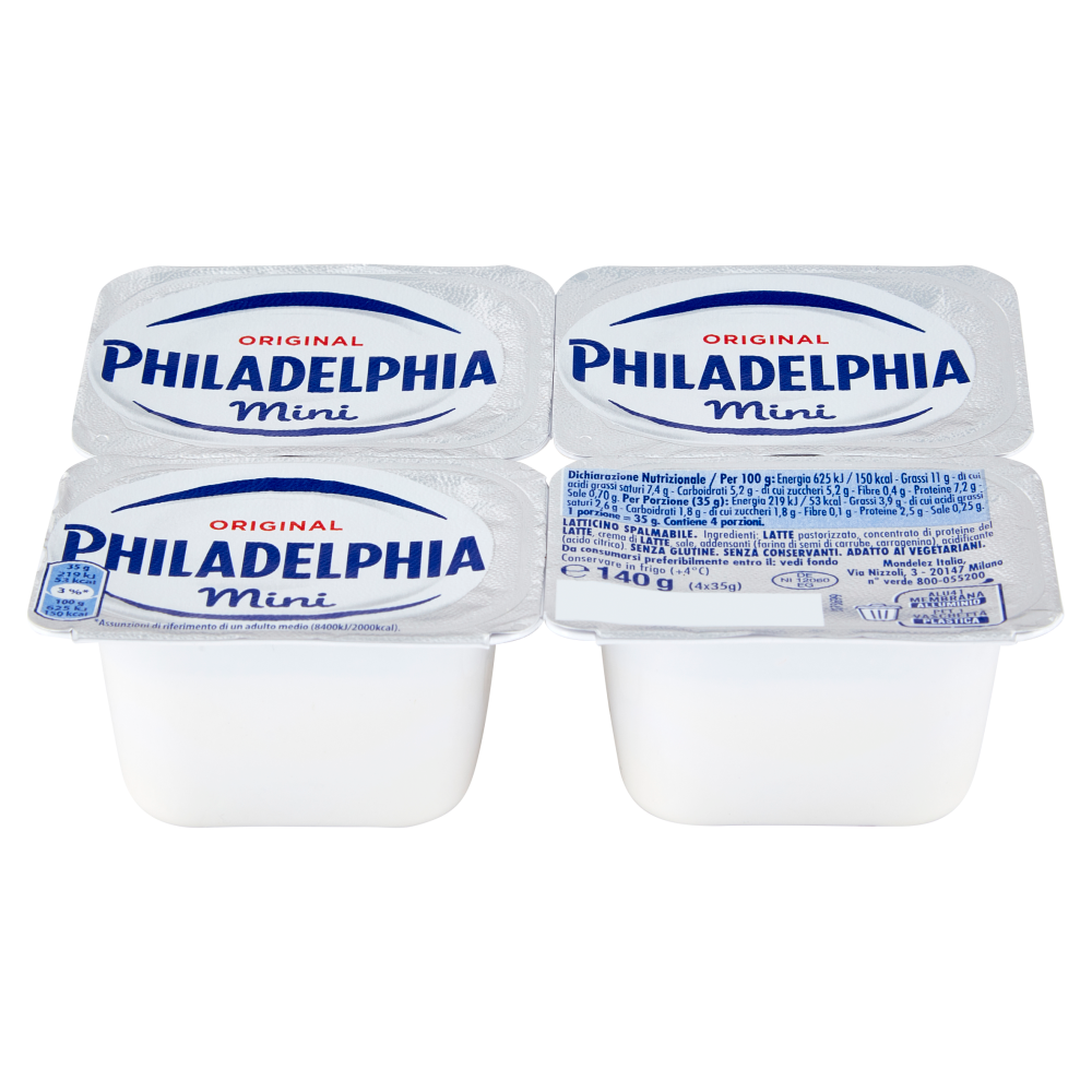 Philadelphia Original Mini formaggio fresco spalmabile - 4 x 35 g ...