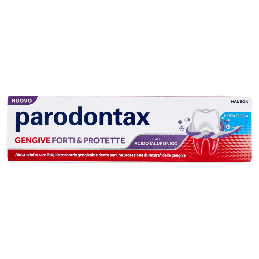 Parodontax Dentifricio Gengive Forti & Protette con Acido Ialuronico Gusto Menta Fresca 75 ml ...