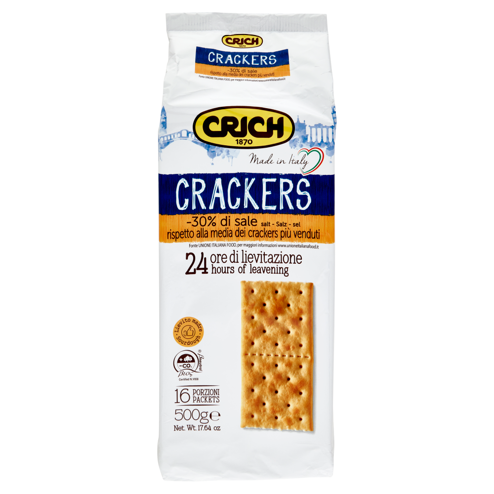 Crich Crackers -30% di sale 16 x 31,25 g | Carrefour