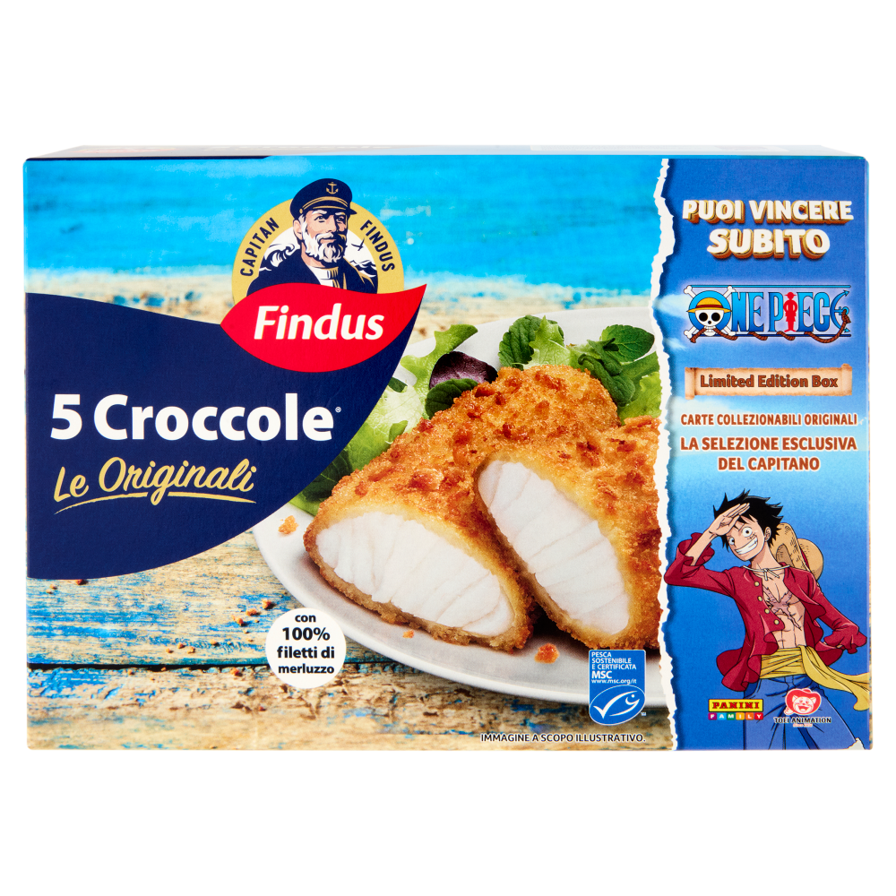 Capitan Findus 5 Croccole con 100% Filetti di Merluzzo - Le originali ...