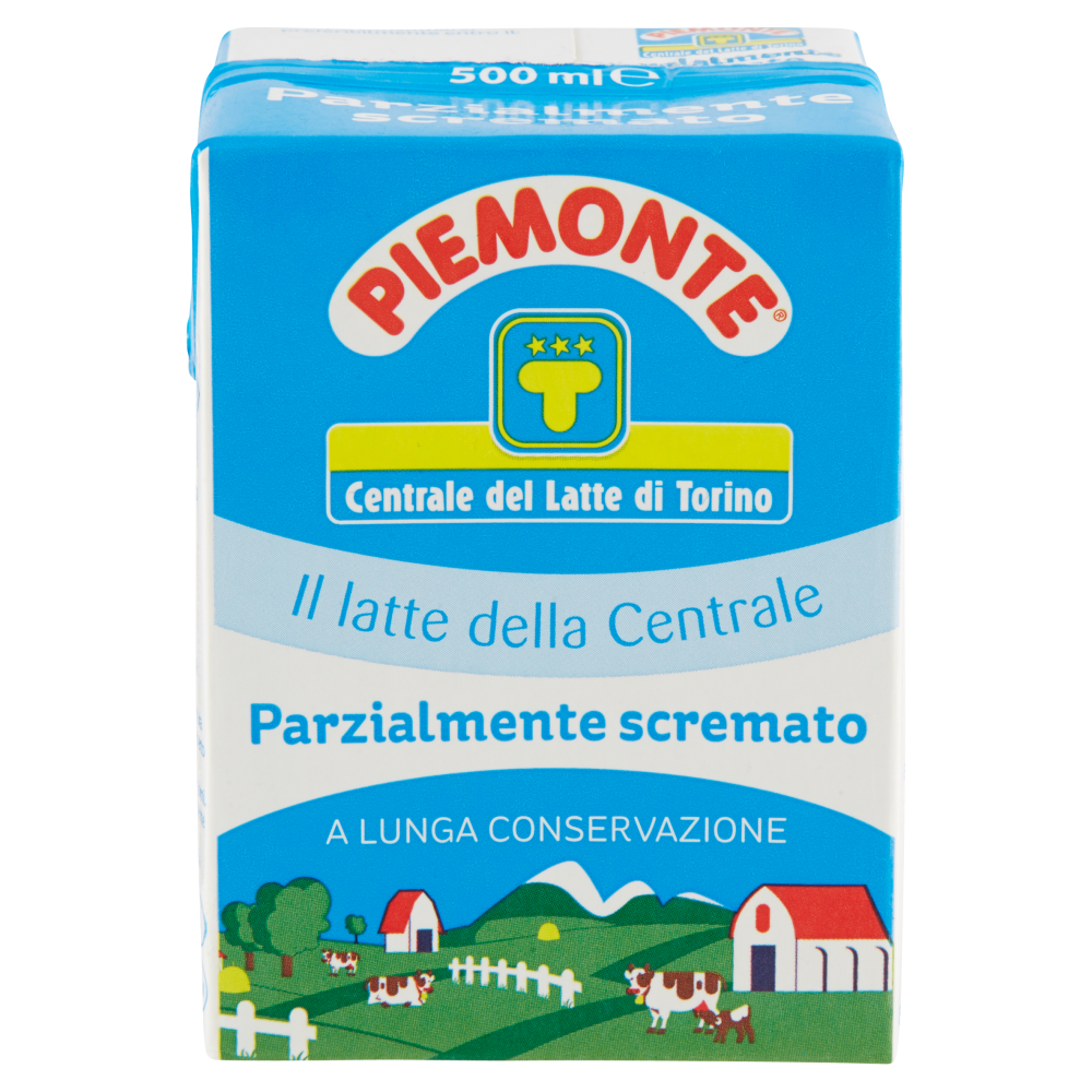 Centrale del Latte di Torino Piemonte Parzialmente Scremato a Lunga ...