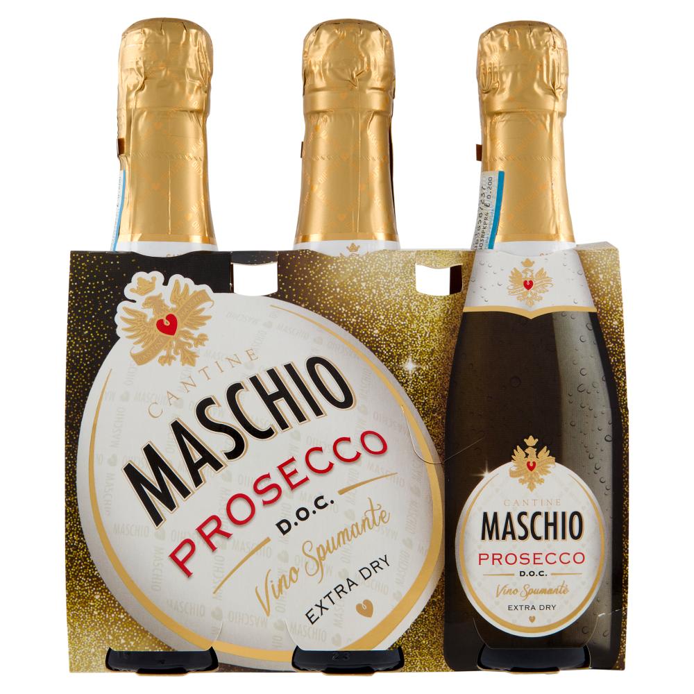 Cantine Maschio Prosecco D.O.C. Vino Spumante Extra Dry 3 x 20 cl ...