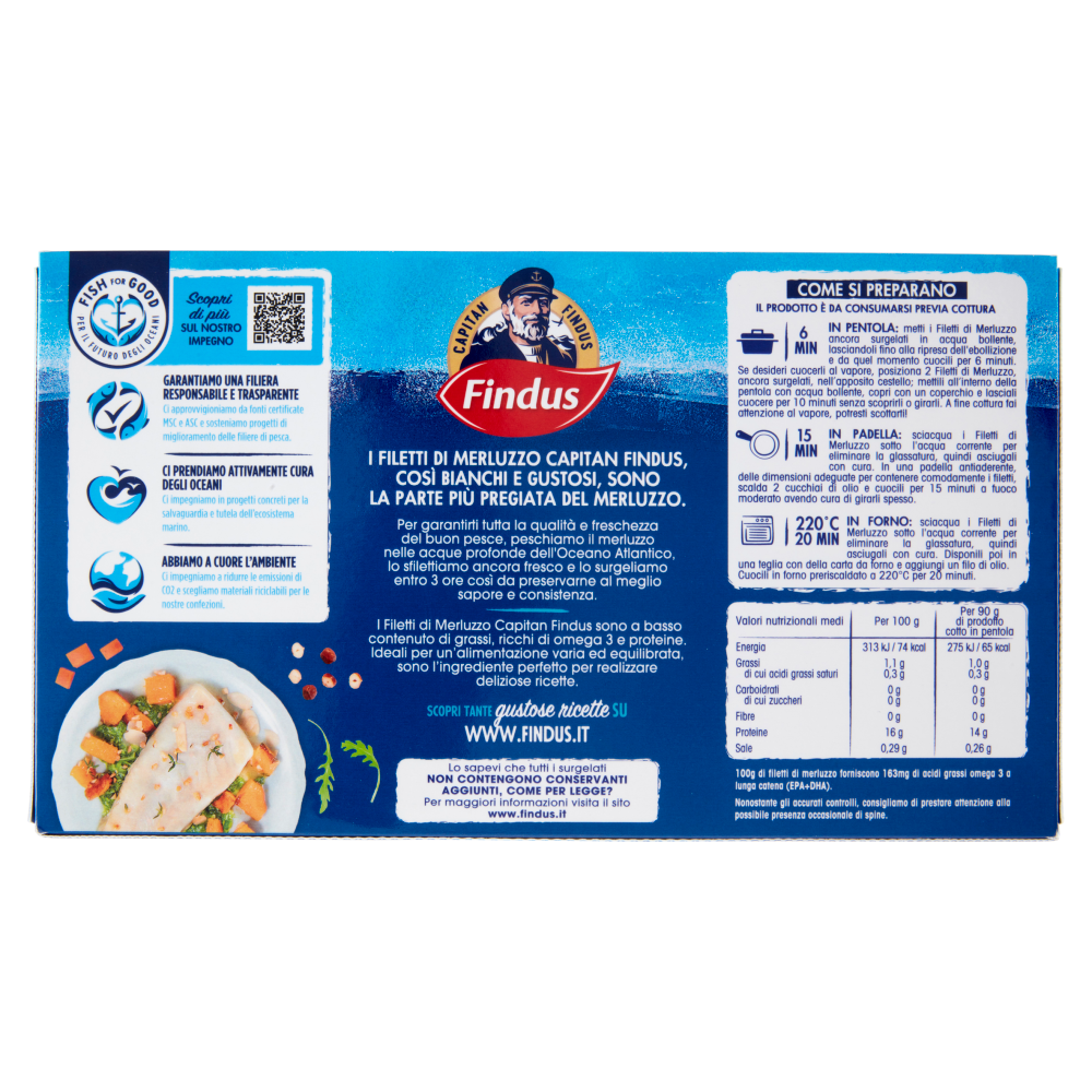 Capitan Findus Filetti di Merluzzo 360 g | Carrefour