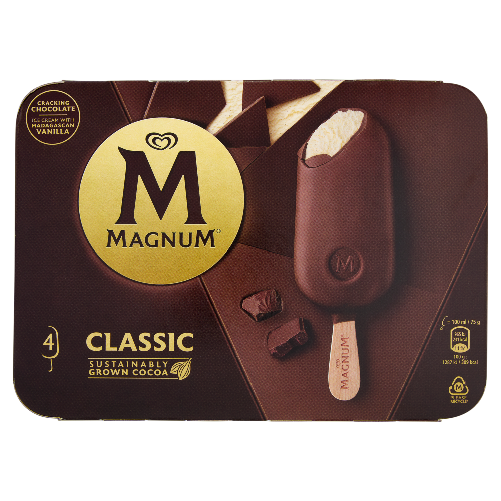 Magnum Classic 4 Gelati 300 g | Carrefour