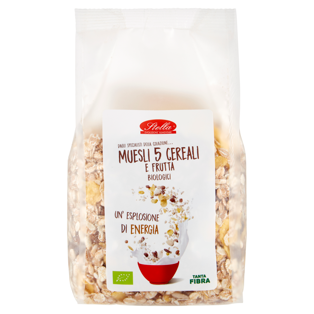Stella Muesli 5 Cereali e Frutta Biologici 500 g | Carrefour