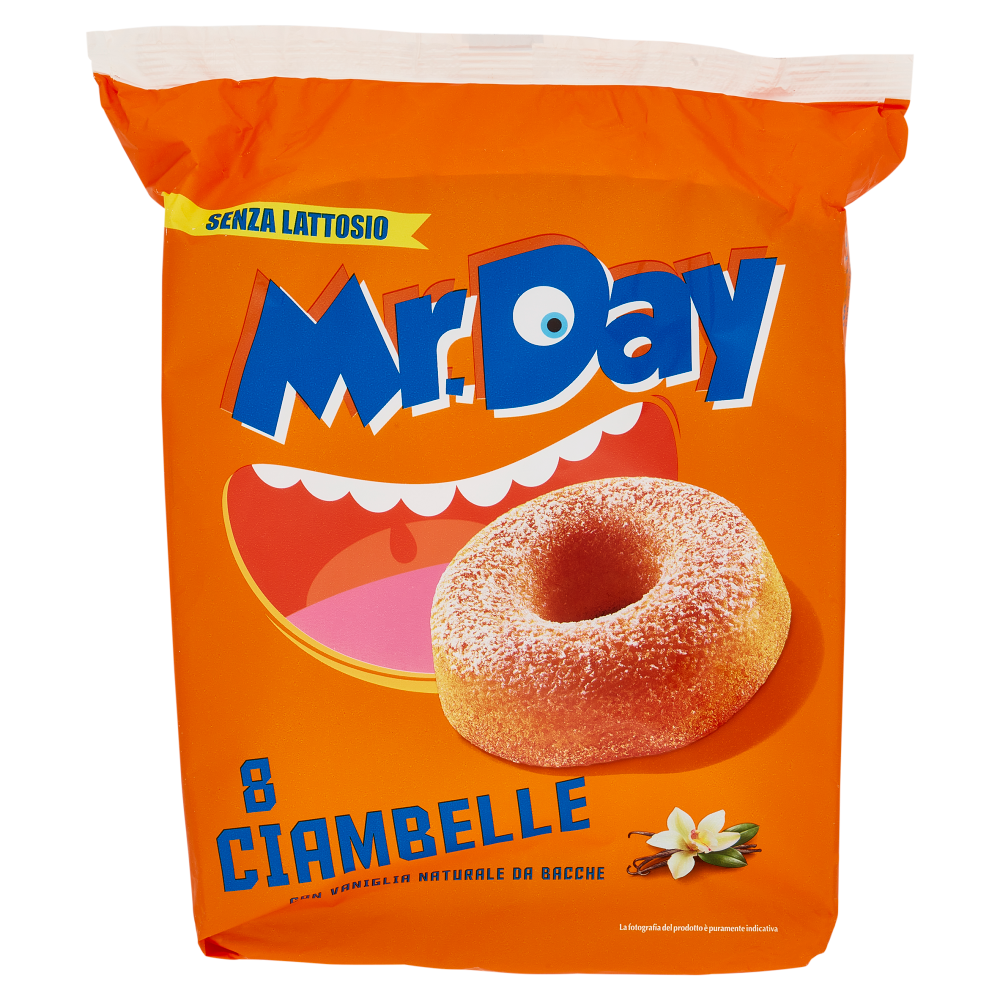 Mr.Day 8 Ciambelle con Vaniglia Naturale da Bacche 8 x 40 g | Carrefour